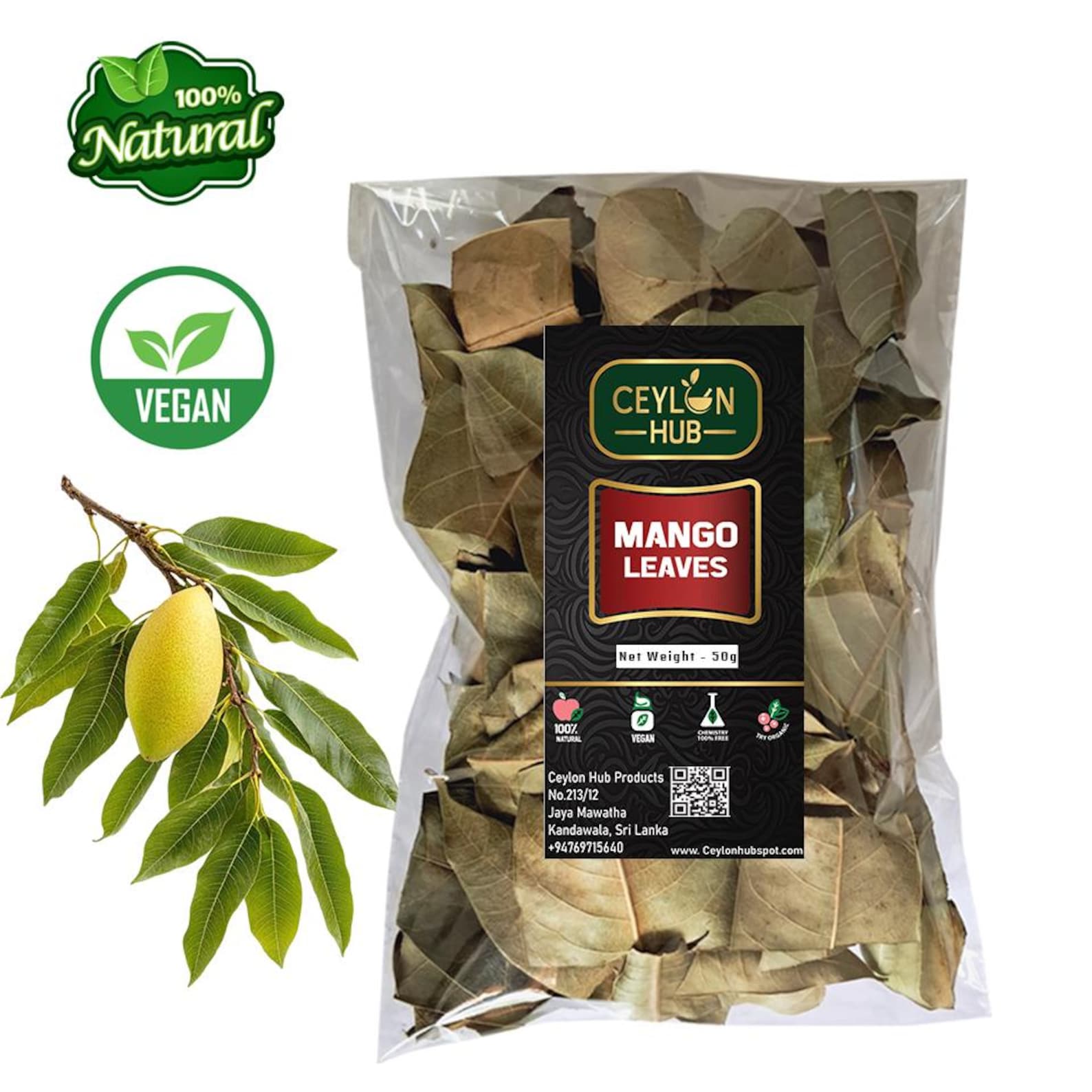 Organic Dried Mango Leaves: Natural Ceylon Tea - Etsy