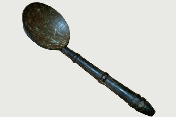 Kithul & Coconut Shell Spoons Hand Craft Kitchen Tools Cooking - Etsy