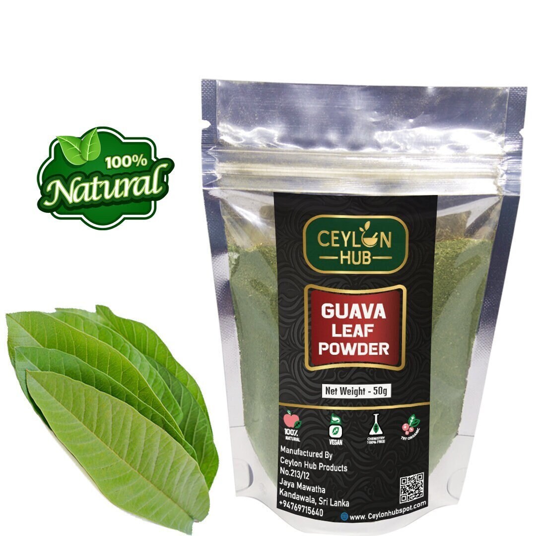 Guava Powder Leaves Tea Organic Herbal Dried Weight Skin Anti Hair Loss ...