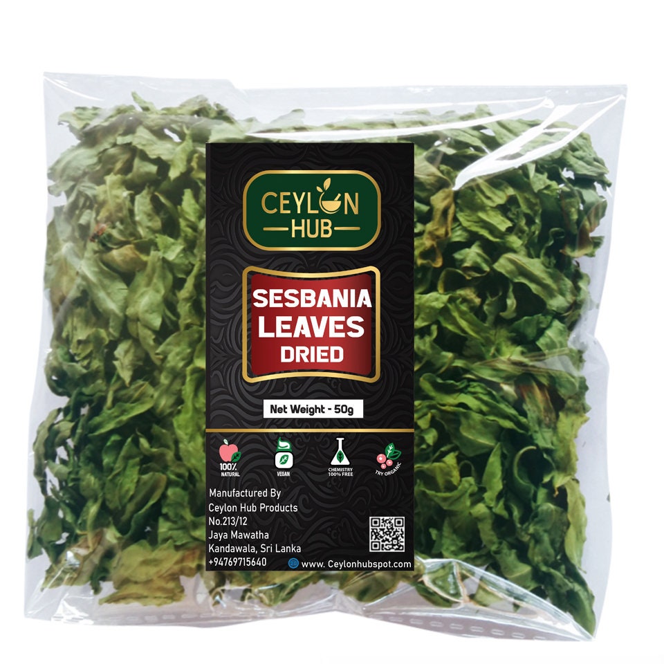 Sesbania Leaves Dried Grandiflora Hummingbird 100% Pure Organic Agathi ...