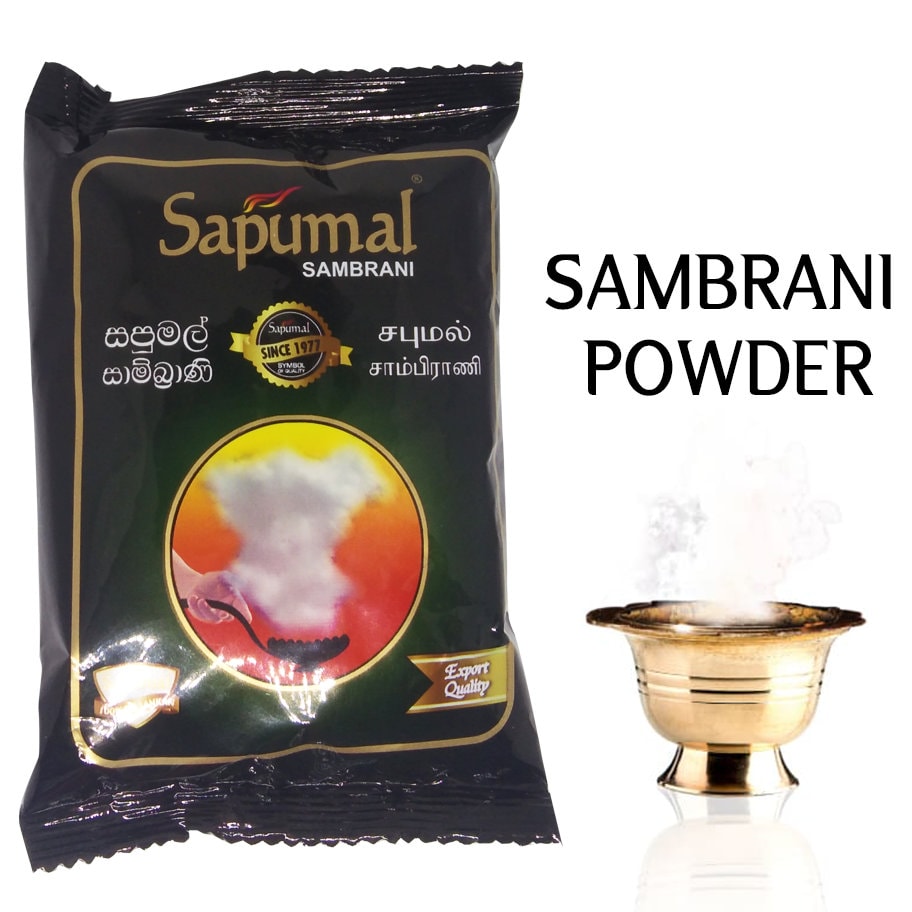 Ceylon Incense Powder Sambrani Resin Bakhoor Natural Aroma Home ...