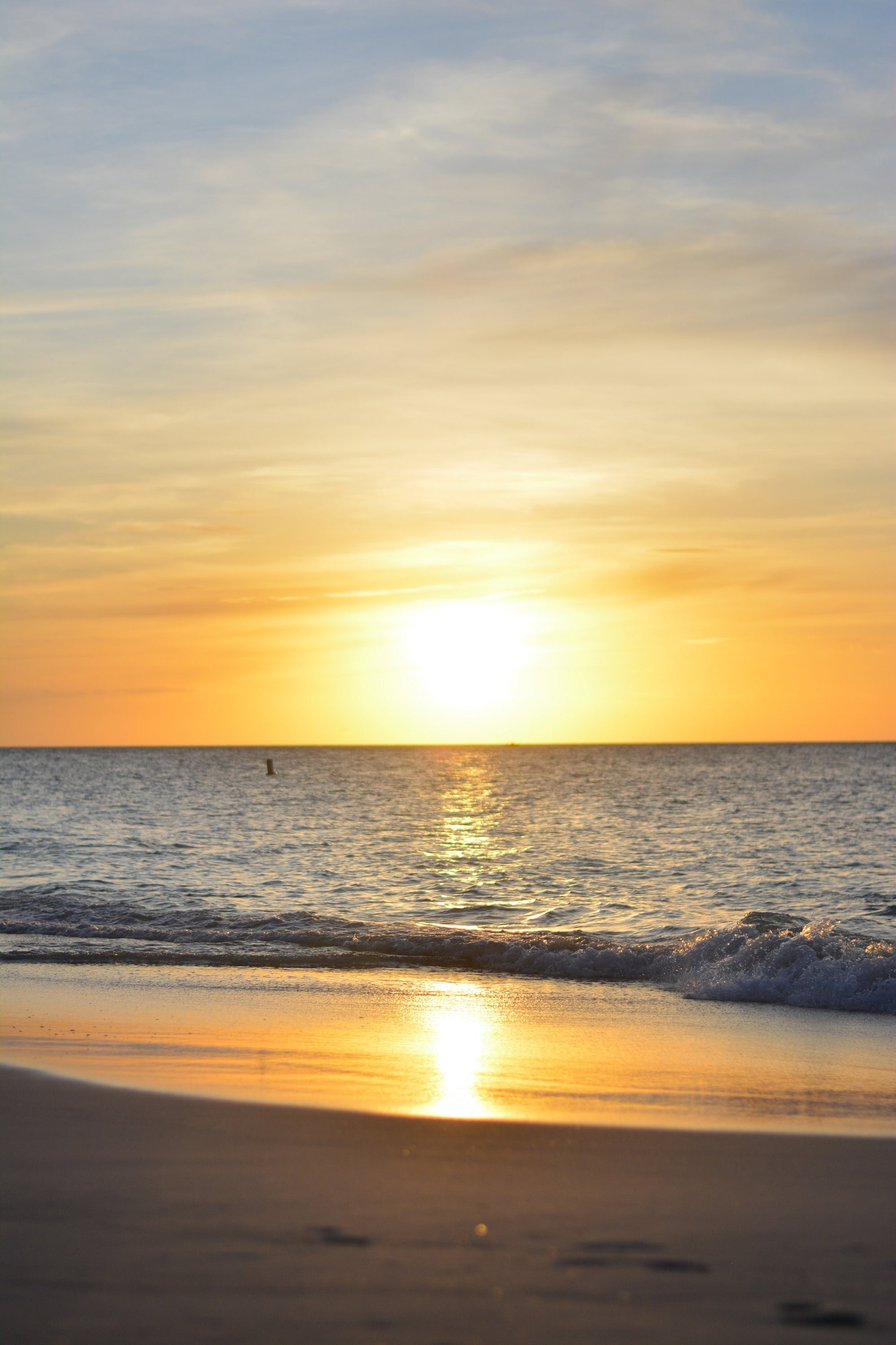 Aruban Sunset Beach Print, Sea and Sand Landscape Photography, Ocean ...