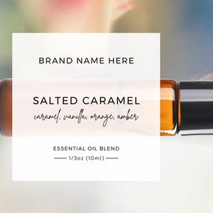 10ml Oil Roller Bottle Label Template Printable Essential | Etsy Canada