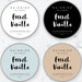 Round Candle Label Template, Printable Circle Candle Label, Editable ...