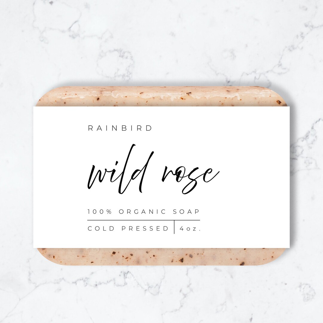 Soap Label Template Printable Handmade Soap Wrap Product - Etsy