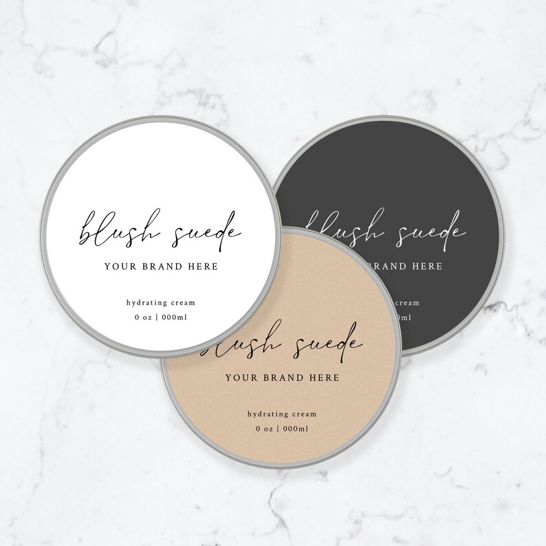 Body Butter Label Template Printable Cosmetic Jar Labels - Etsy