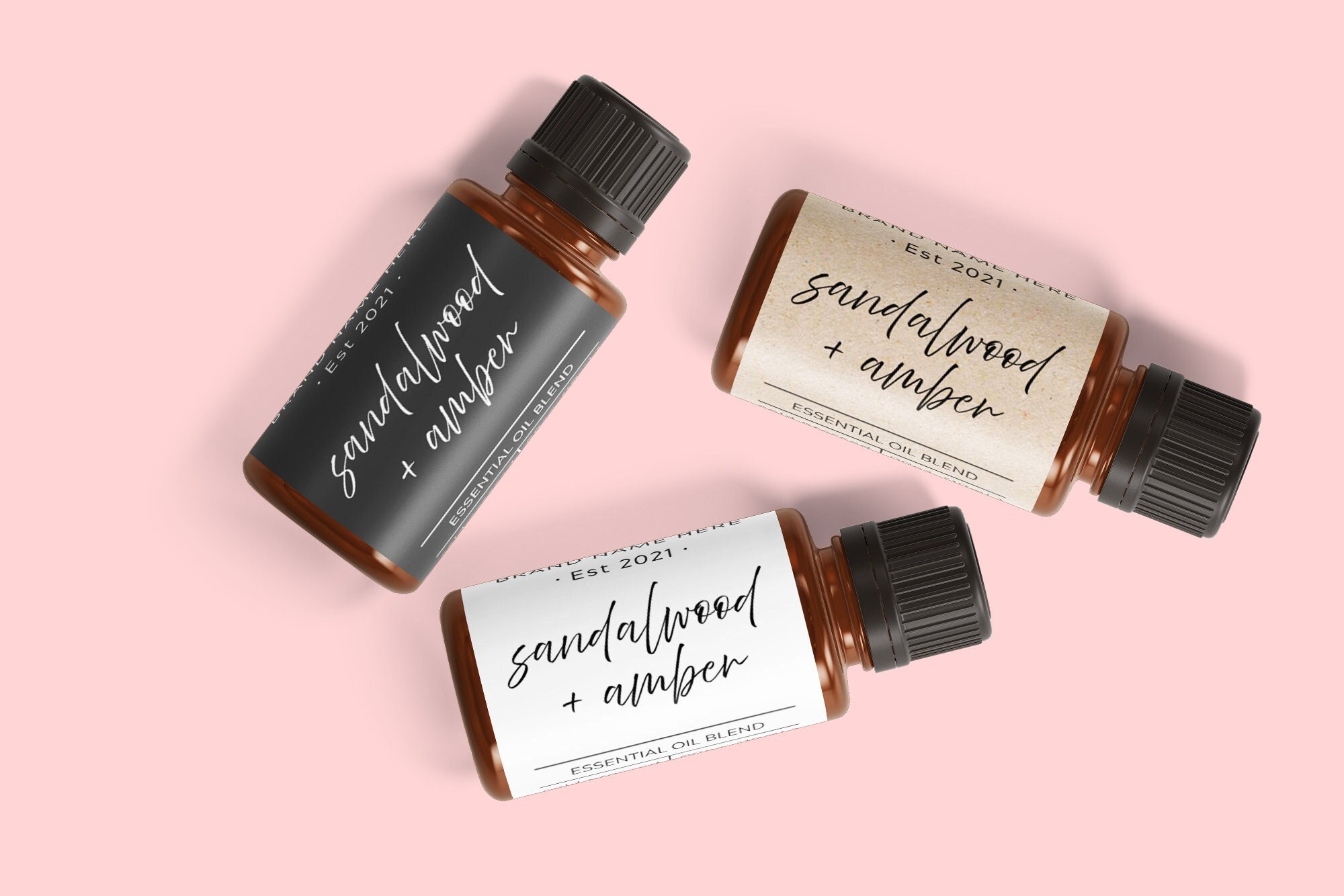 Essential Oil Labels Template Printable 5ml 10ml 15ml - Etsy Canada