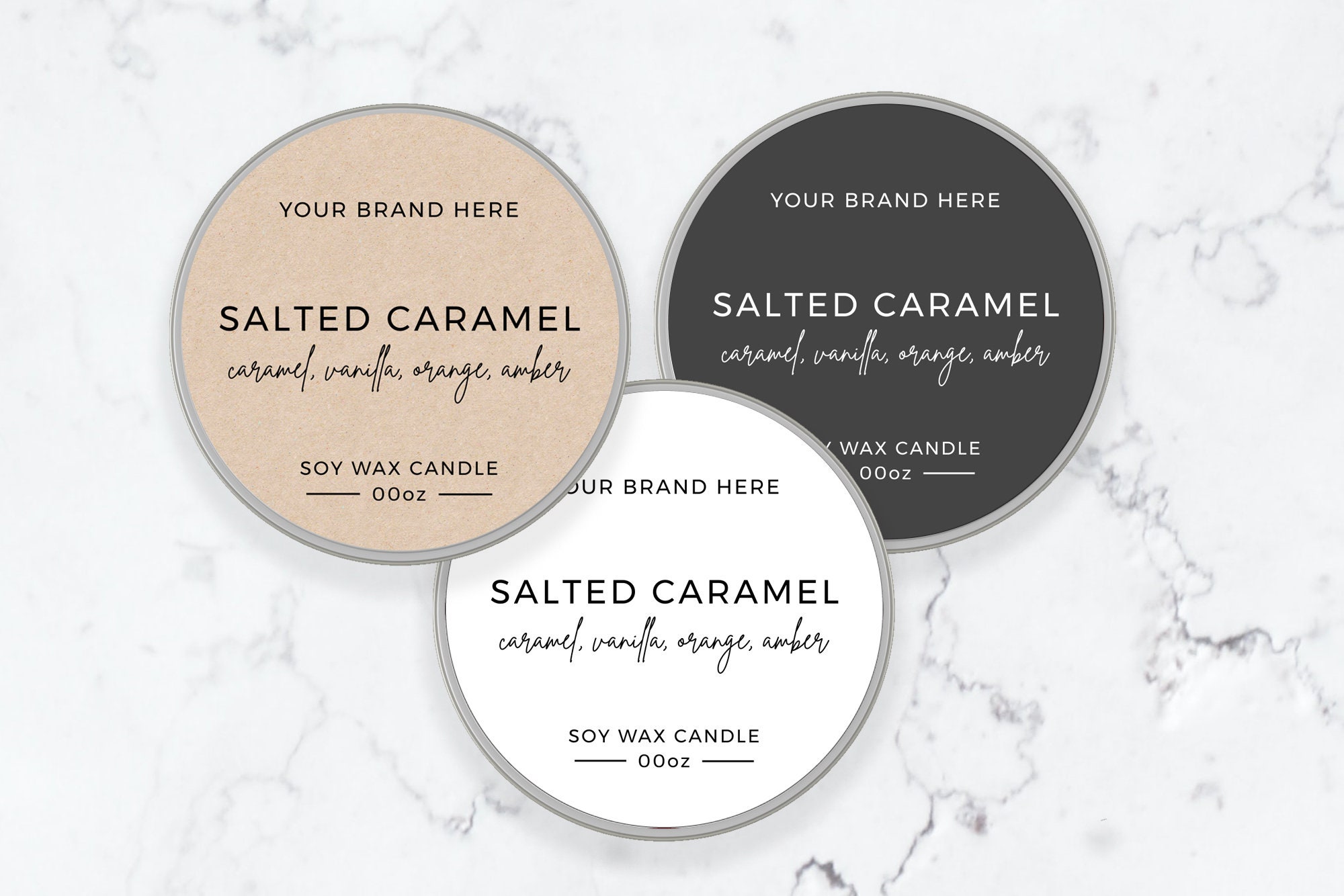 Body Scrub Label Template Printable Wrap Around Body Butter | Etsy UK