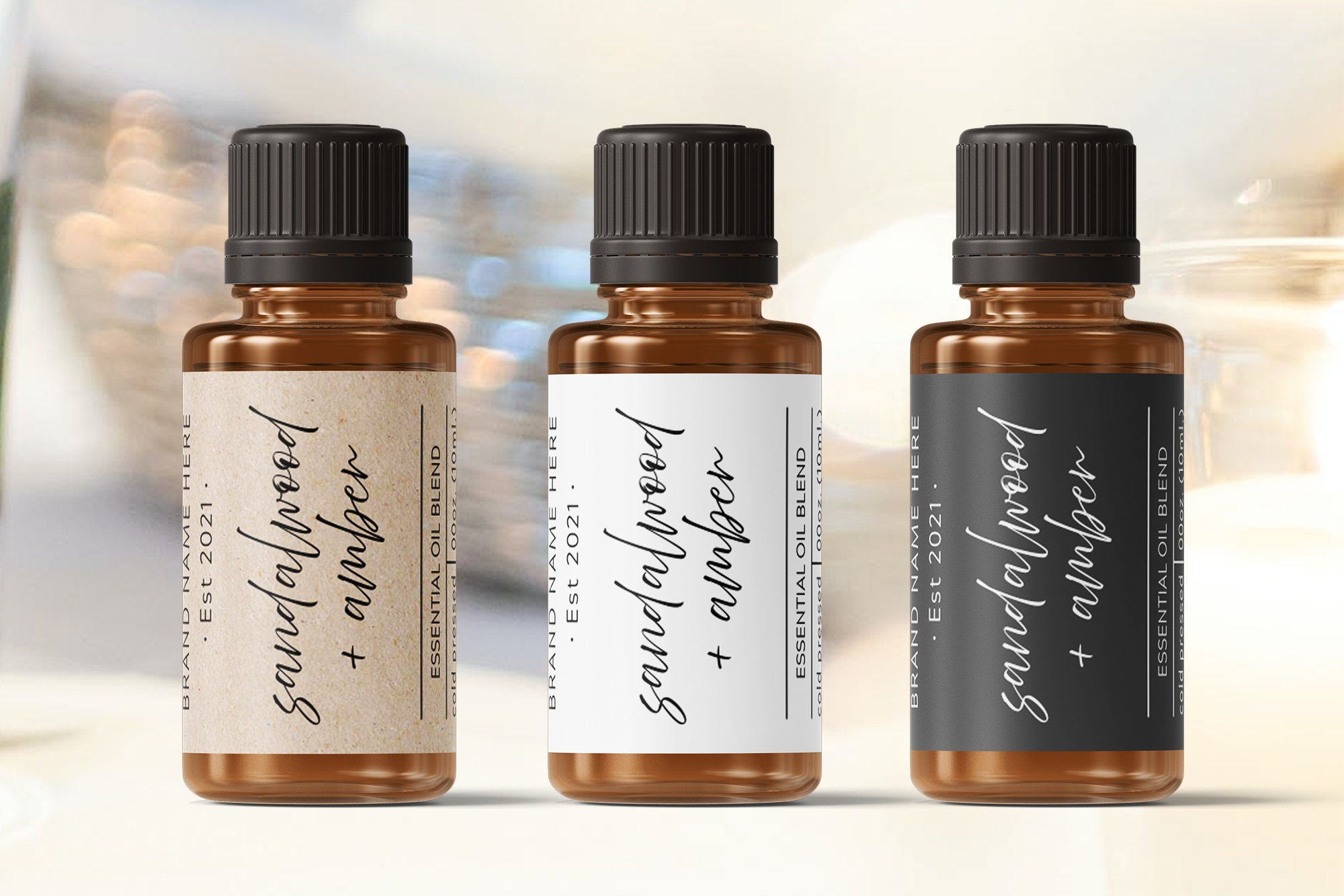 Essential Oil Labels Template Printable 5ml 10ml 15ml - Etsy Canada