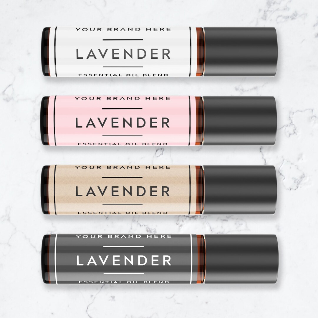Essential Oil Labels Template Printable Essential Oils Roller - Etsy