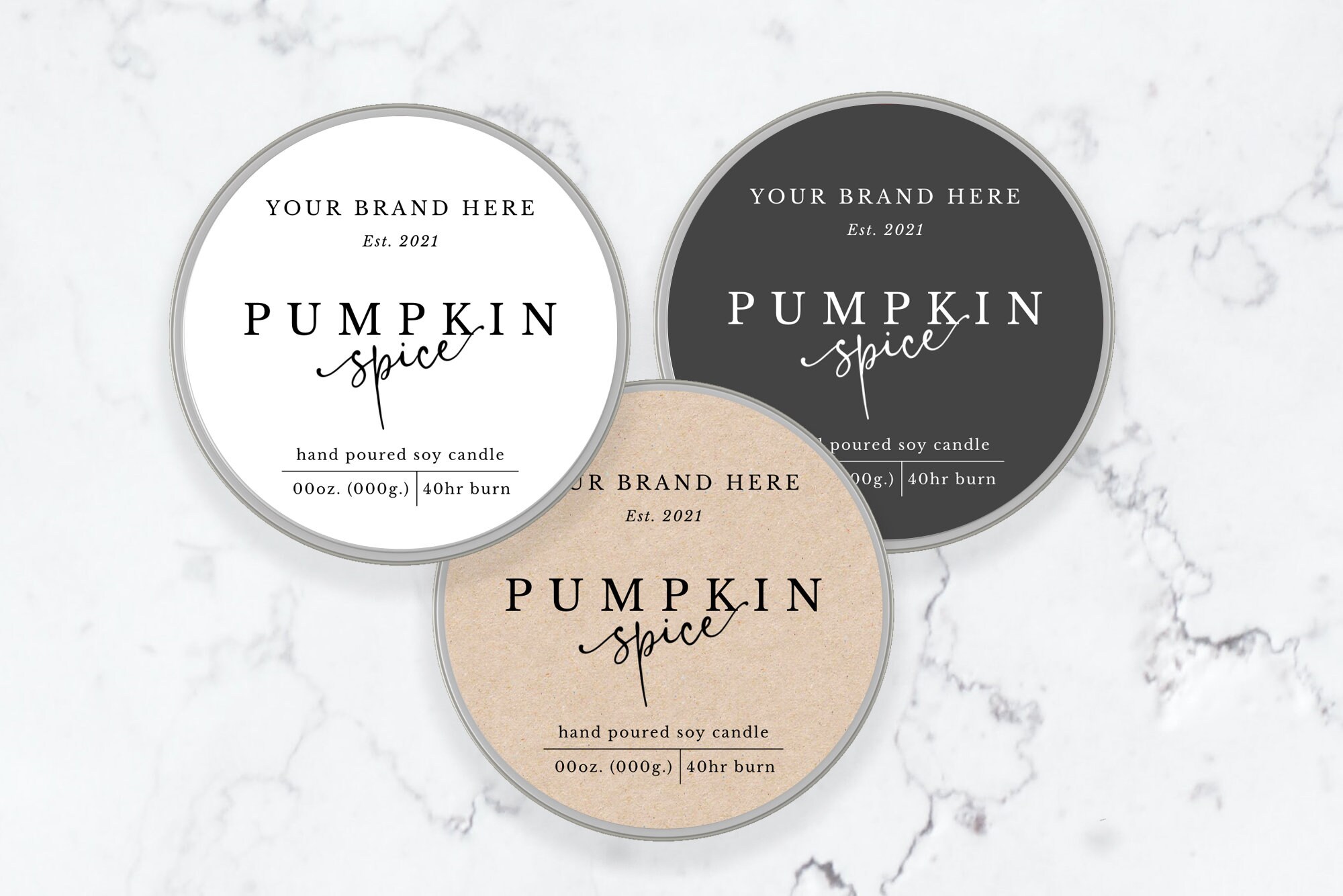 Editable Body Product Label Template Wrap Around Body Butter | Etsy UK