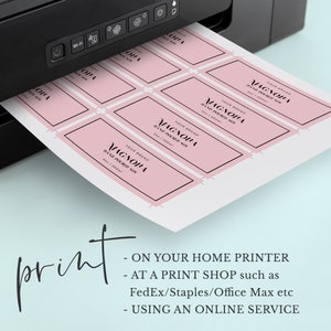 Candle Tin Labels Template Printable Minimalist Wrap Around - Etsy