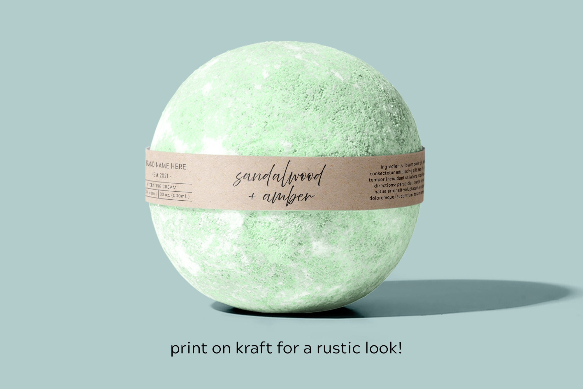 Bath Bomb Label Template Printable Bath Bomb Belly Bands Wrap - Etsy