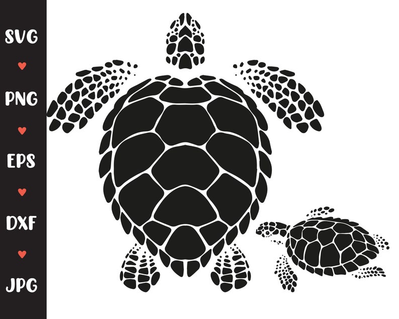 Turtle Svg Animal Digital Files Svg Art Design Tribal T-shirt Zip Cut ...
