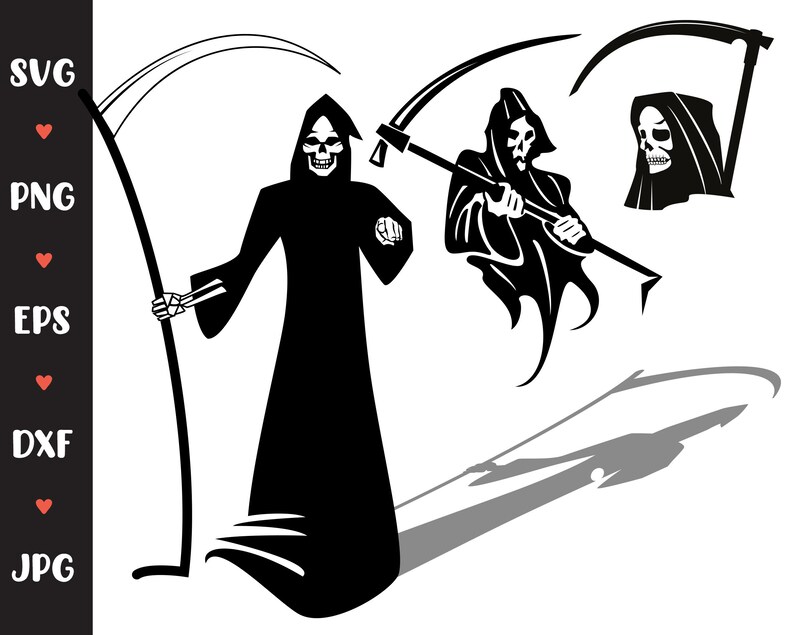 Halloween Svg Death Digital Files Svg Skeleton Design Print - Etsy