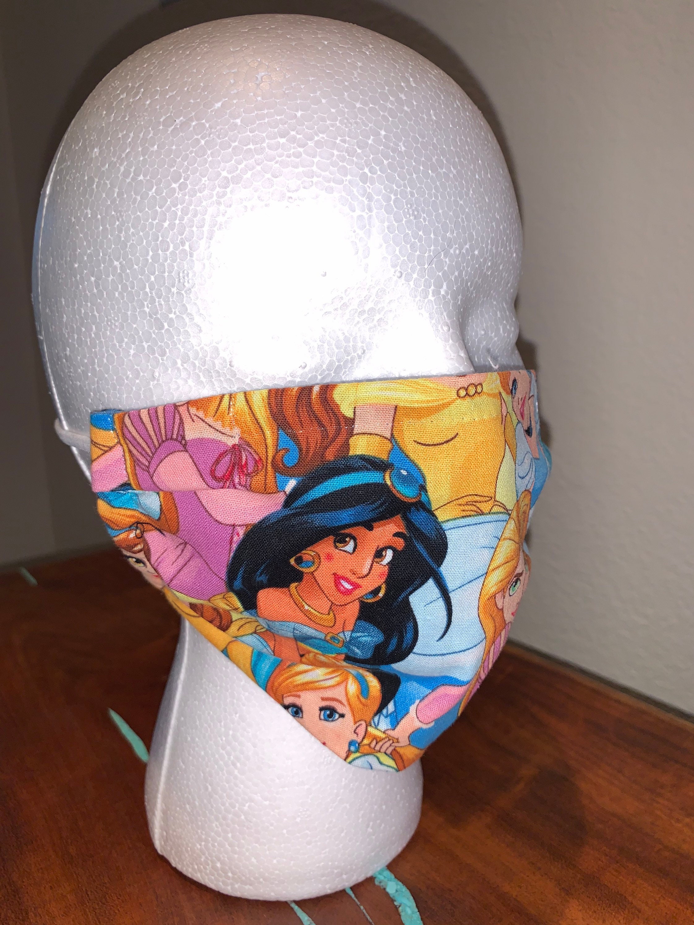 Disney Princess Theme Face Mask disponible en 3 tamaños | Etsy