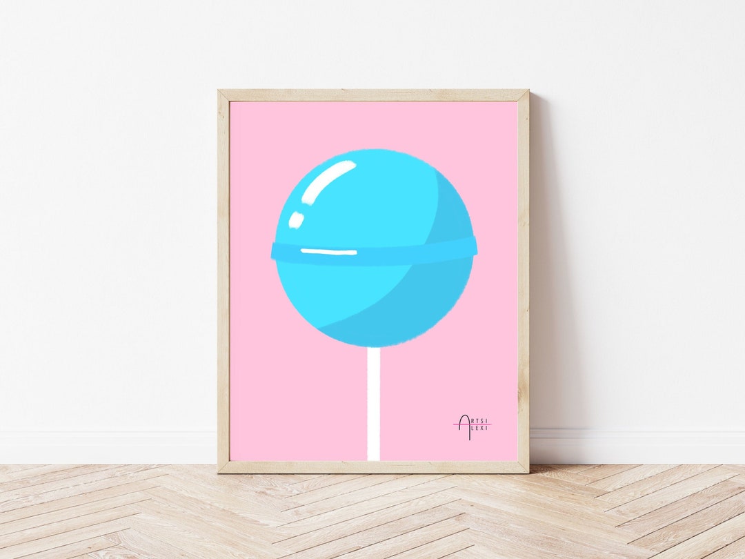 Lollipop Art | Candy Shop Decor | Kitchen Art | Candy Lover Gift ...