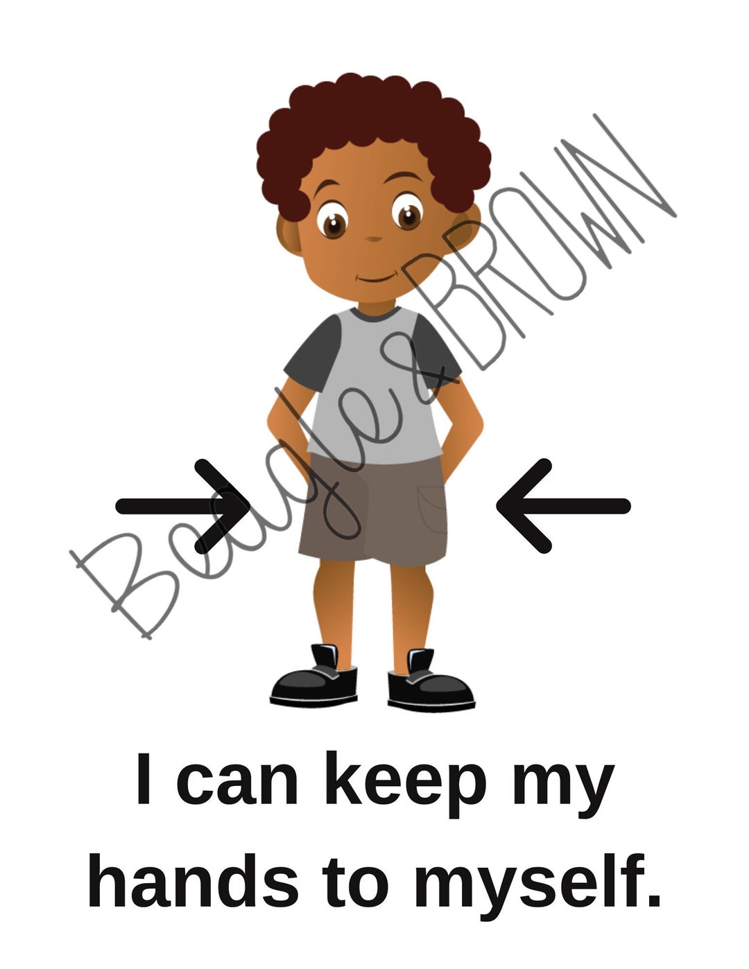 Classroom Management Visuals / Behavior Management / Hands to Self ...