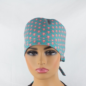 Labor and Delivery Scrub Cap With Ties Uterus Scrub Cap - Etsy
