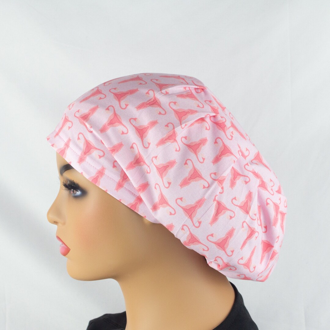 Uterus Surgical Hat, Women's Scrub Cap, Labor and Delivery Hat, OB ...