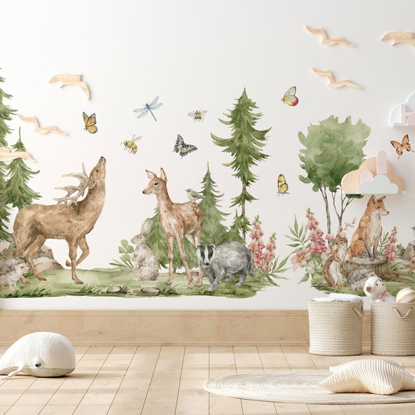 Forest Wall Stickers - Etsy