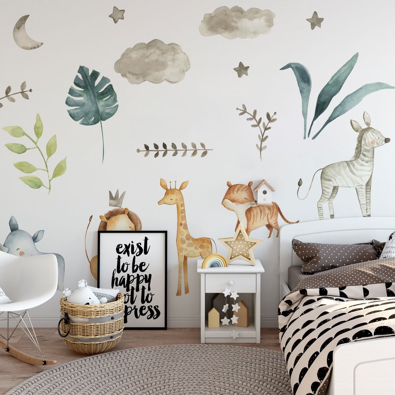 Fabric Wall Decal - Etsy