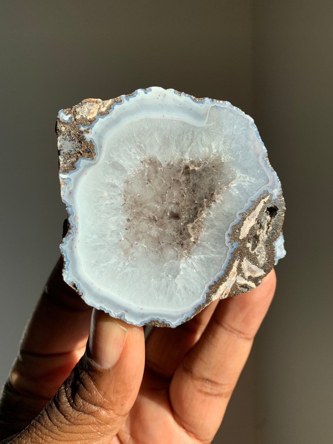 Las Choyas Geodes Polished Half Slice | Coconut Geodes | Trancas Geodes ...