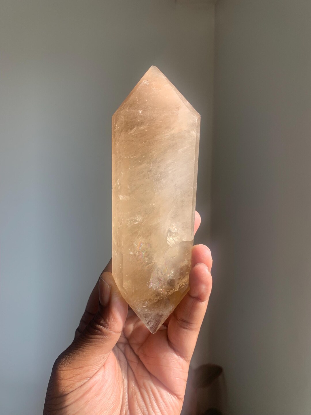 Smoky Garden Quartz Crystal Freeform | Lodolite Quartz | Scenic Quartz ...