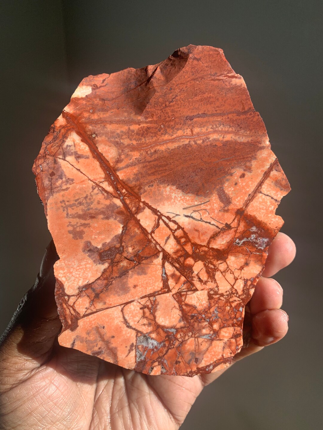 Spiderweb Rhyolite Jasper Crystal Freeform L Healing Crystals Stones ...