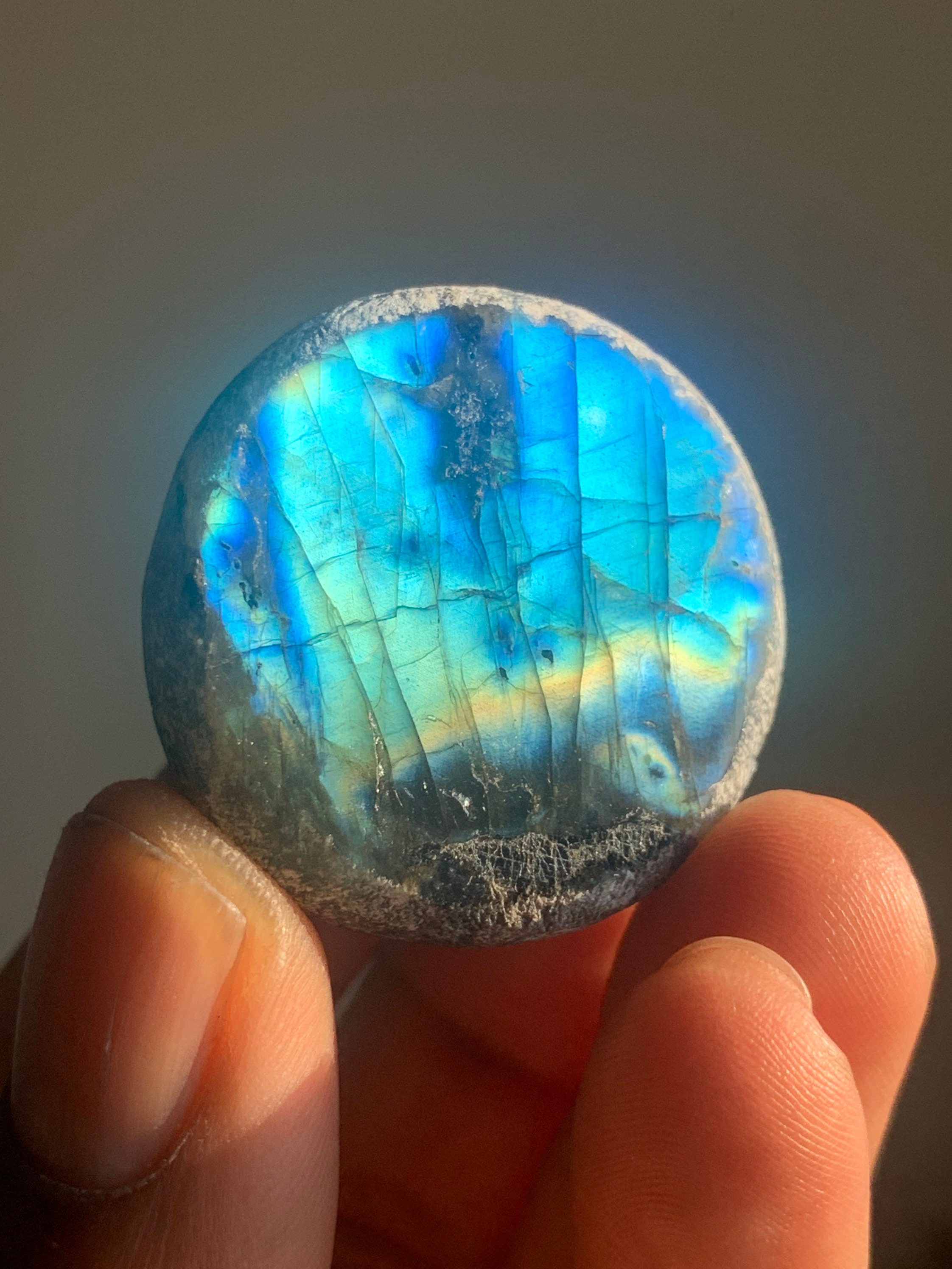 Labradorite Crystal Window Stone | Meditation Stones | Healing Crystals ...