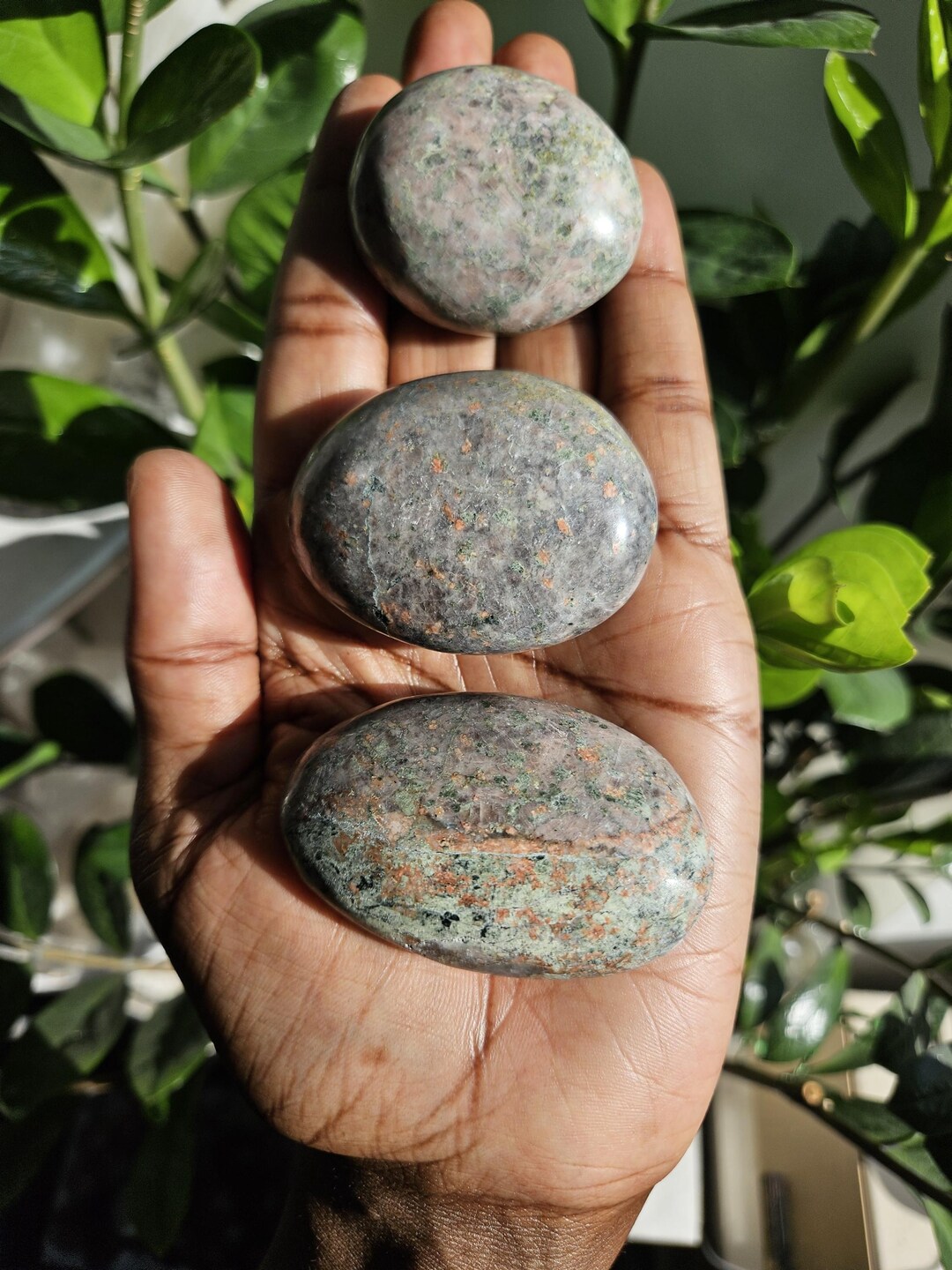 Beautiful Feldspar Palm Stone | Metaphysical Healing Crystals | Rocks ...