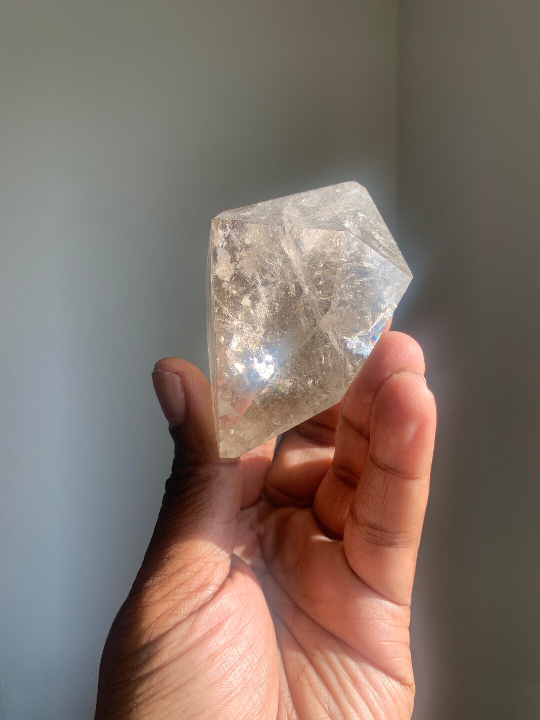 Smoky Garden Quartz Crystal Freeform | Lodolite Quartz | Scenic Quartz ...
