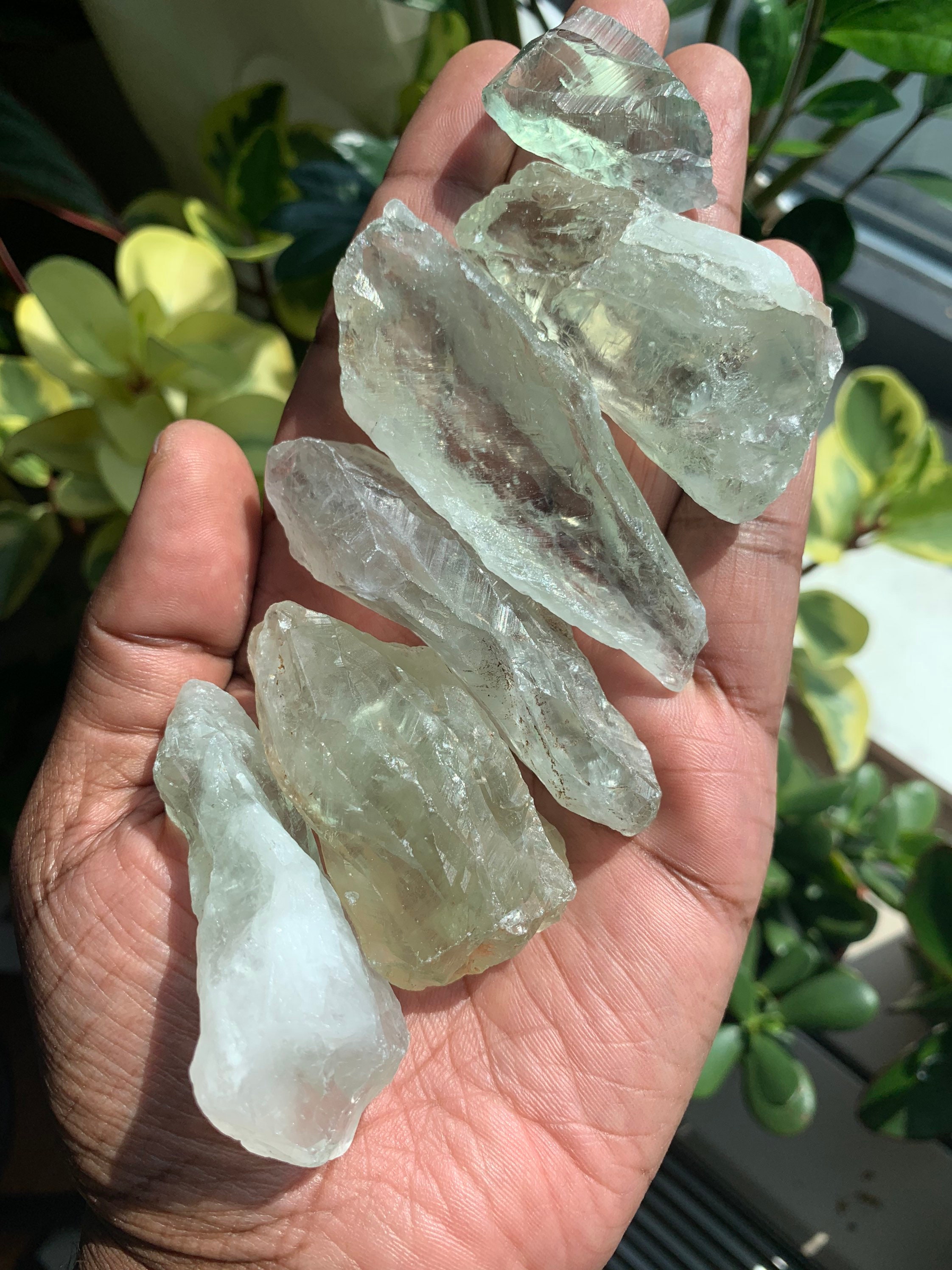 Prasiolite Green Quartz Raw Natural Crystal Healing Crystals | Etsy