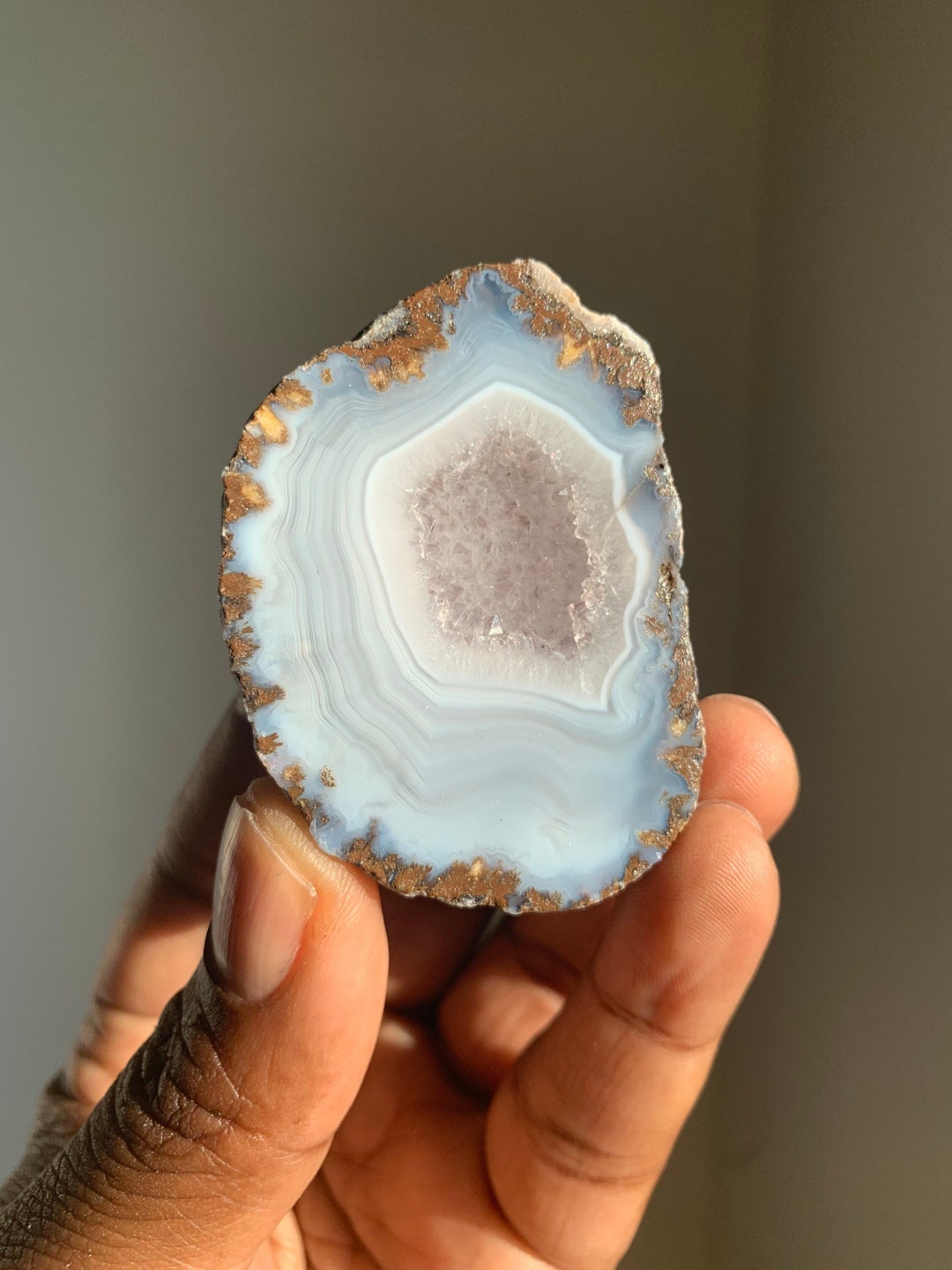Las Choyas Geodes Polished Half Slice | Coconut Geodes | Trancas Geodes ...