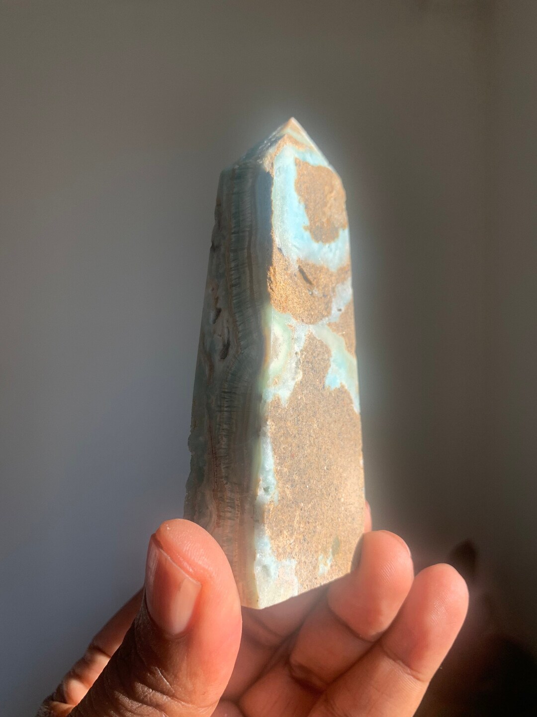 Caribbean Calcite Raw Crystal Point Towers | Blue Meditation Crystal ...