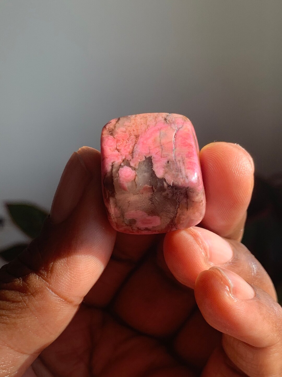 Rhodonite Tumble Stone | Pink Healing Crystals | Crystal Chakra Stones ...