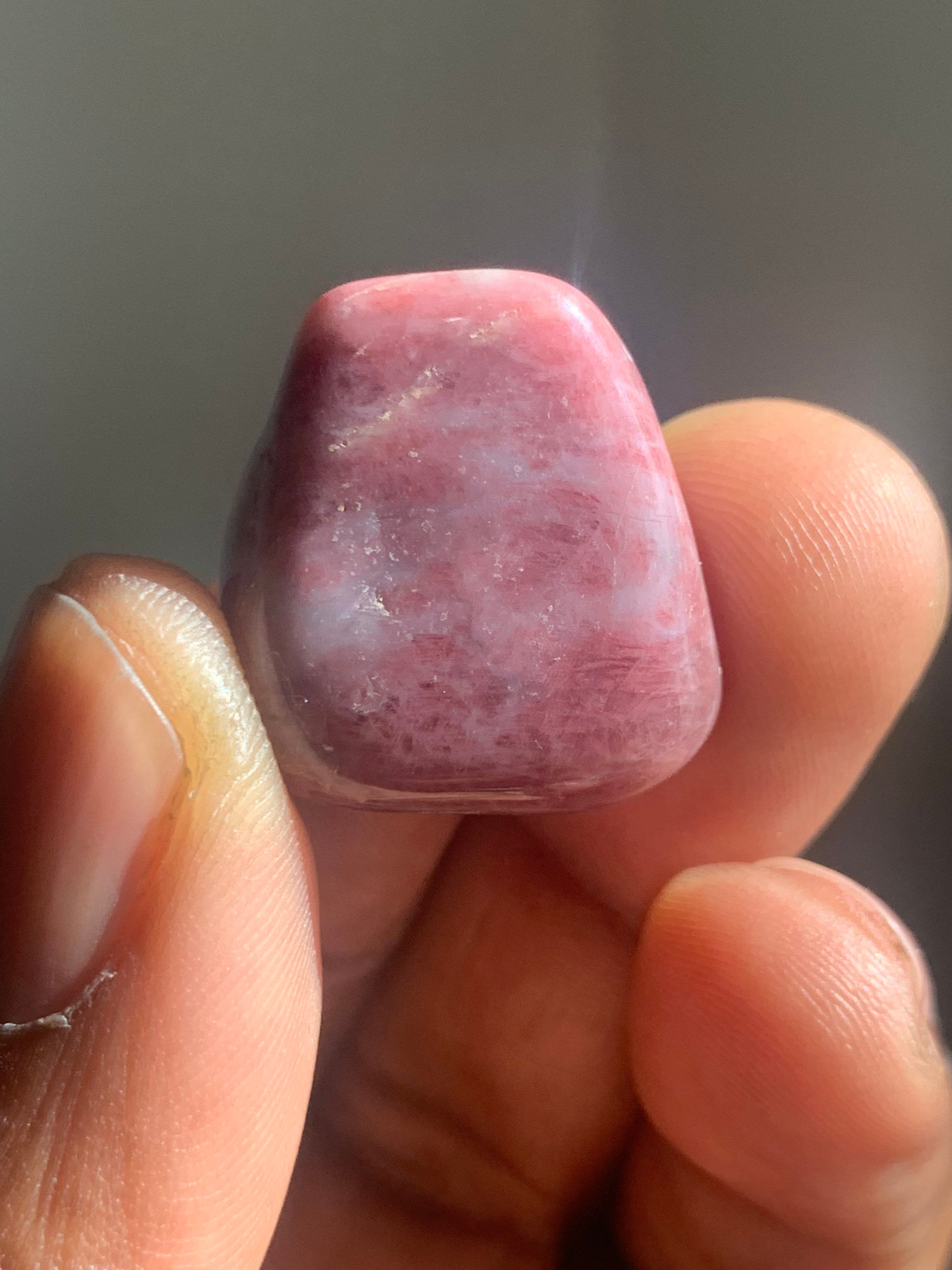 Strawberry Quartz Crystal Tumble Stone Love Healing Crystals | Etsy