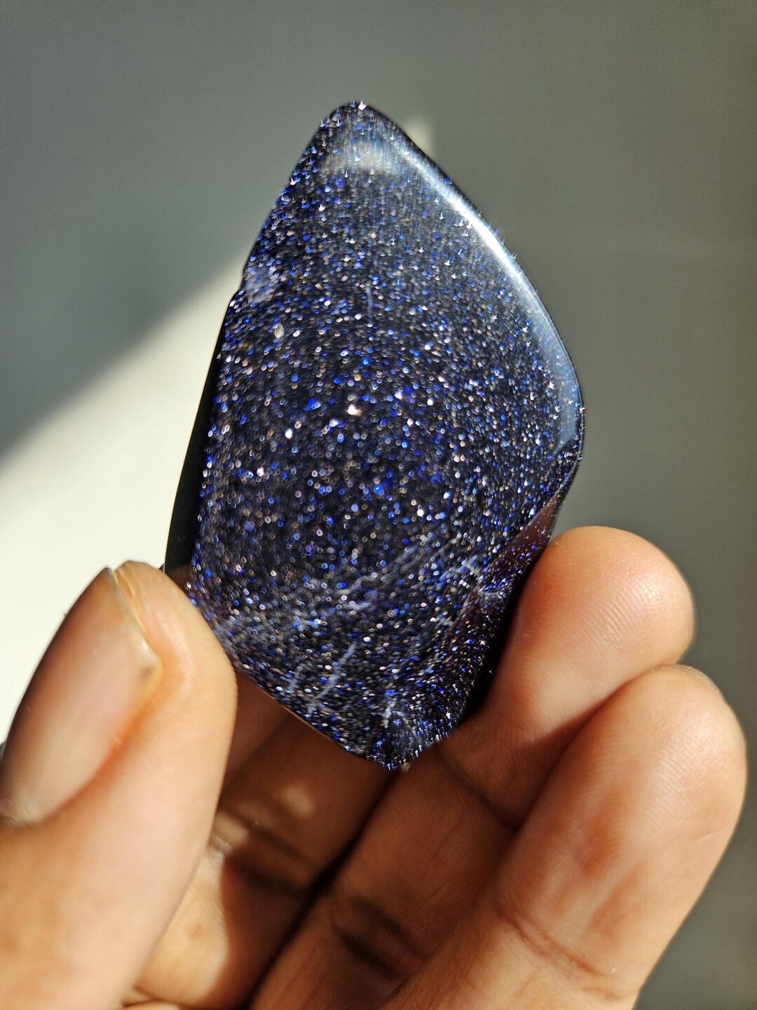Blue Goldstone Slabs| Blue Sandstone Slices | Chakra Stones | Rocks and ...