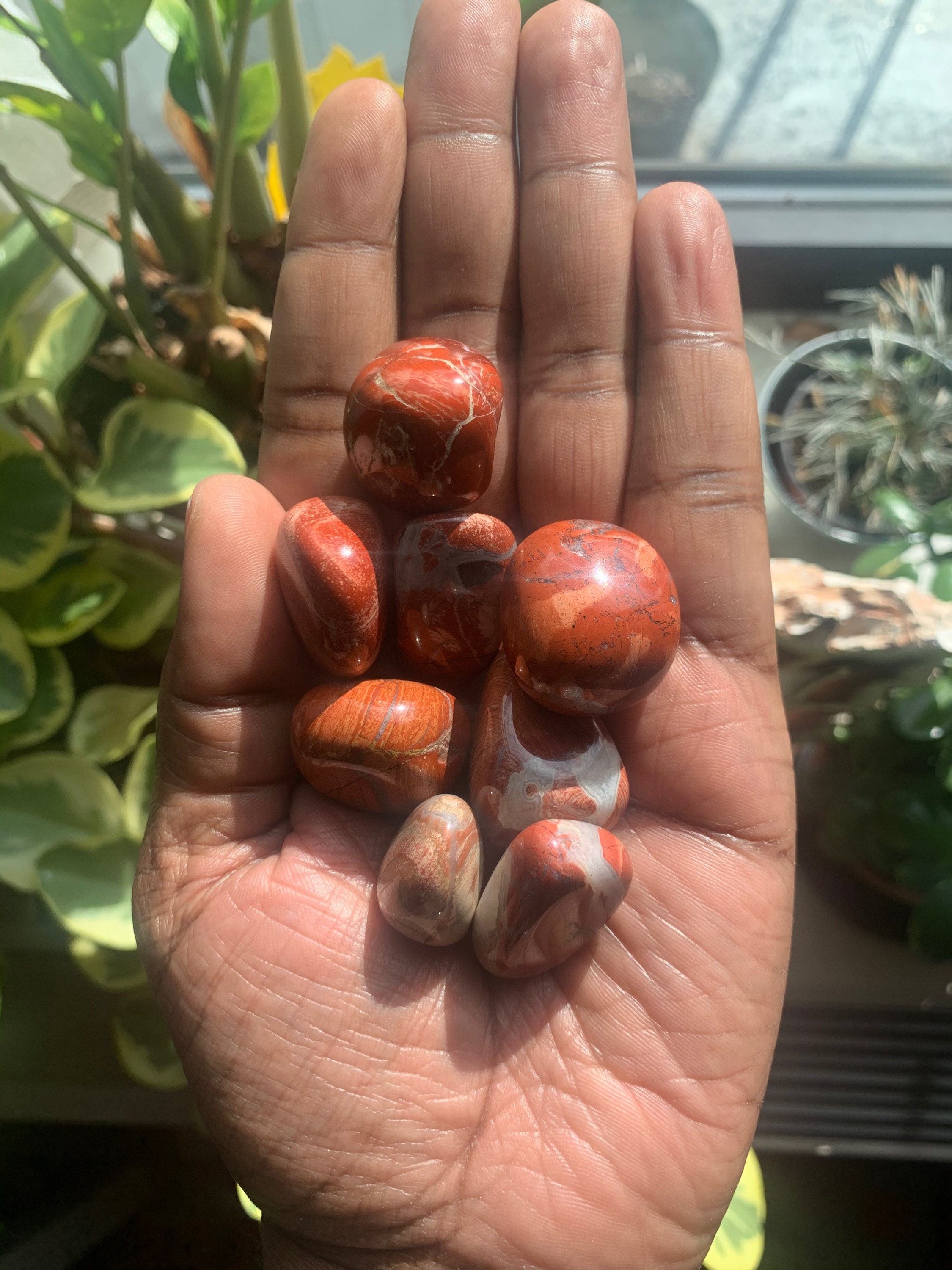 Poppy Jasper Quartz Crystal Tumble Stone Healing Crystals | Etsy