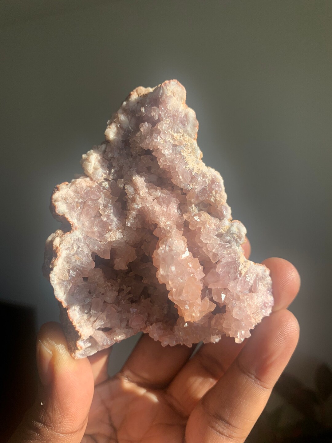 Pink Amethyst Geode | Pink Amethyst Cluster | Raw Pink Amethyst ...