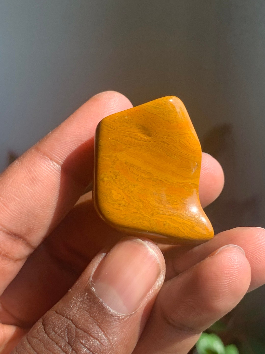 Yellow Jasper Tumble Stone | Yellow Jasper Crystal | Jasper Tumbles ...