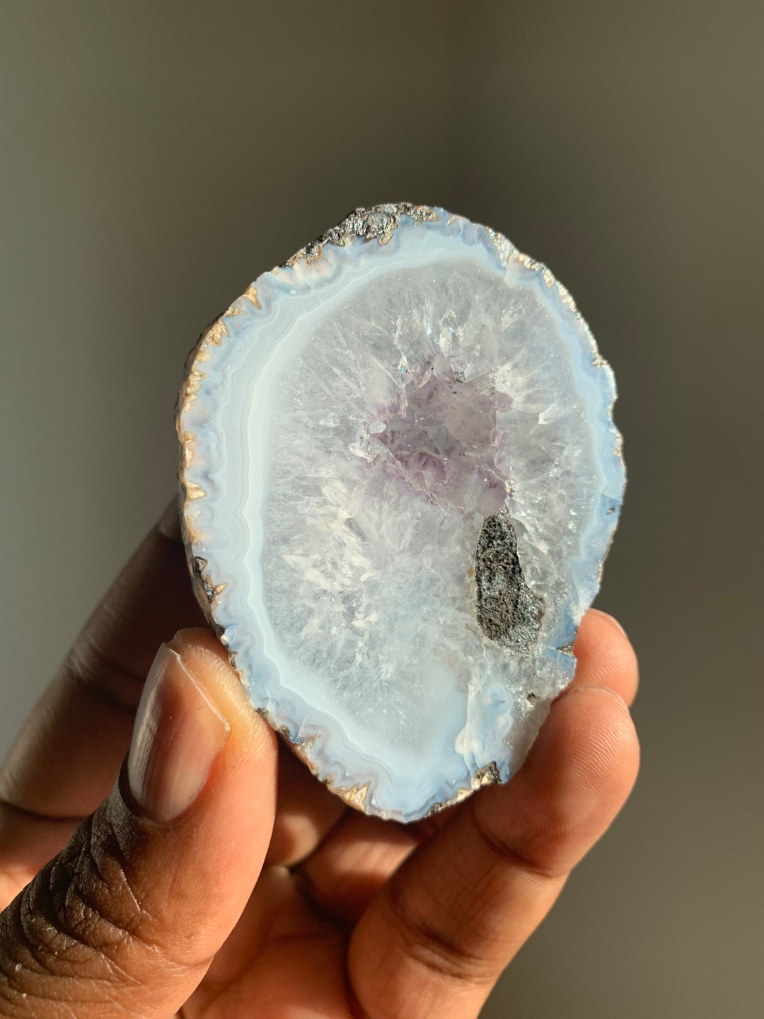 Las Choyas Geodes Polished Half Slice | Coconut Geodes | Trancas Geodes ...