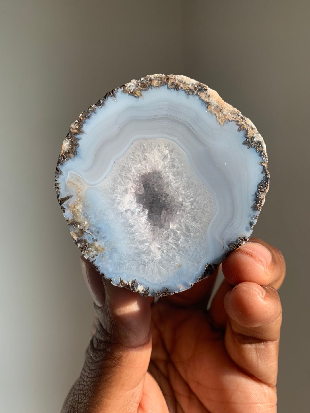 Las Choyas Geodes Polished Half Slice | Coconut Geodes | Trancas Geodes ...