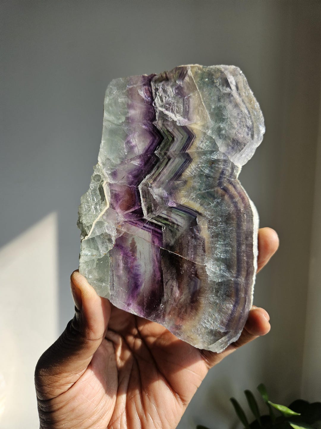 Rainbow Fluorite Slabs | Crystal Slab | Raw Fluorite | Rocks and ...