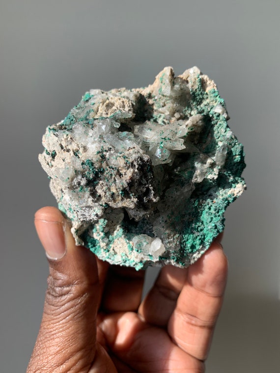 Home Décor Silky Malachite Crystals Rocks and Minerals Fibrous ...