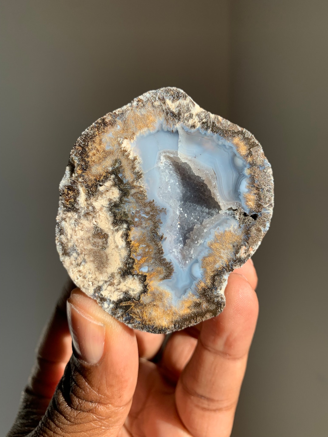 Las Choyas Geodes Polished Half Slice | Coconut Geodes | Trancas Geodes ...