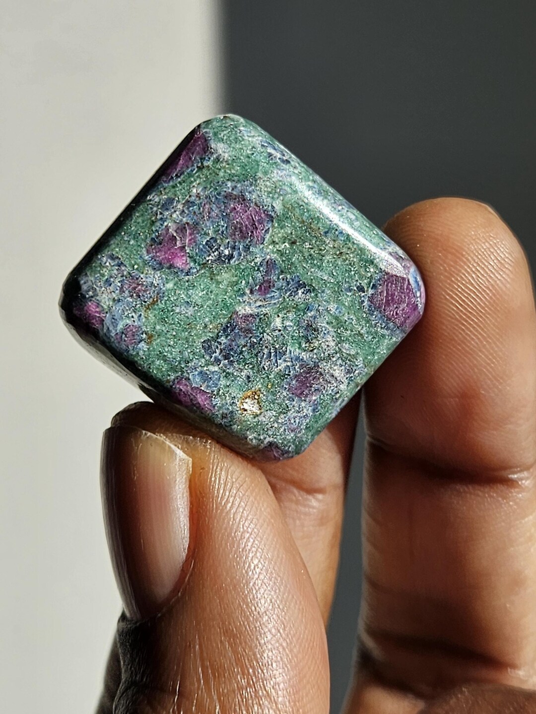 Ruby Fuchsite Tumble Stone | Crystal Energy Stones | Chakra Stones ...