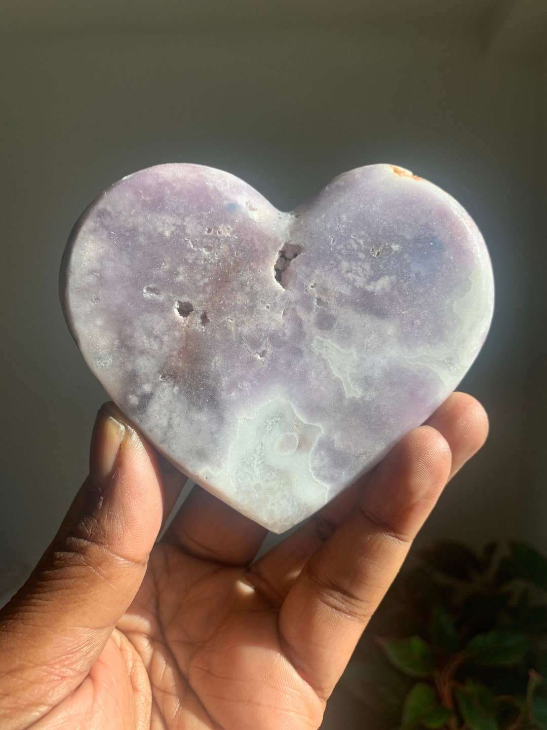 Pink Amethyst Heart Carvings | Crystal Heart Shapes | Pink Amethyst ...
