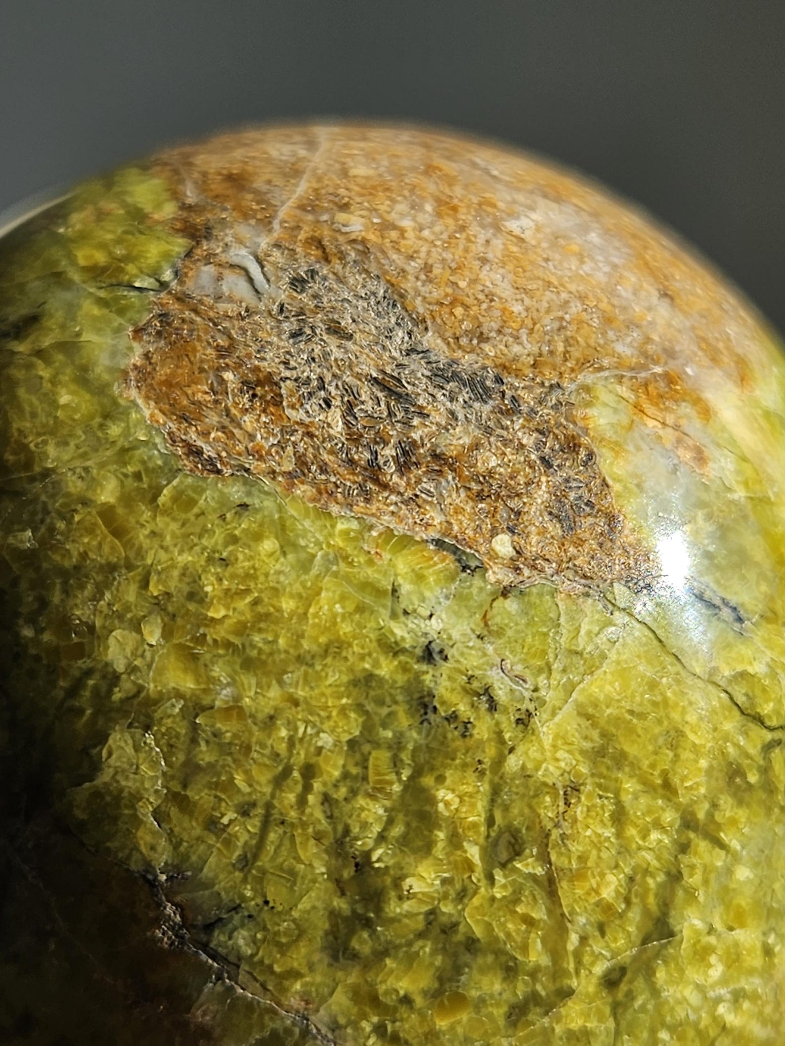 Green Opal Sphere With Pink Opal Inclusion | Meditation Stone | Healing ...