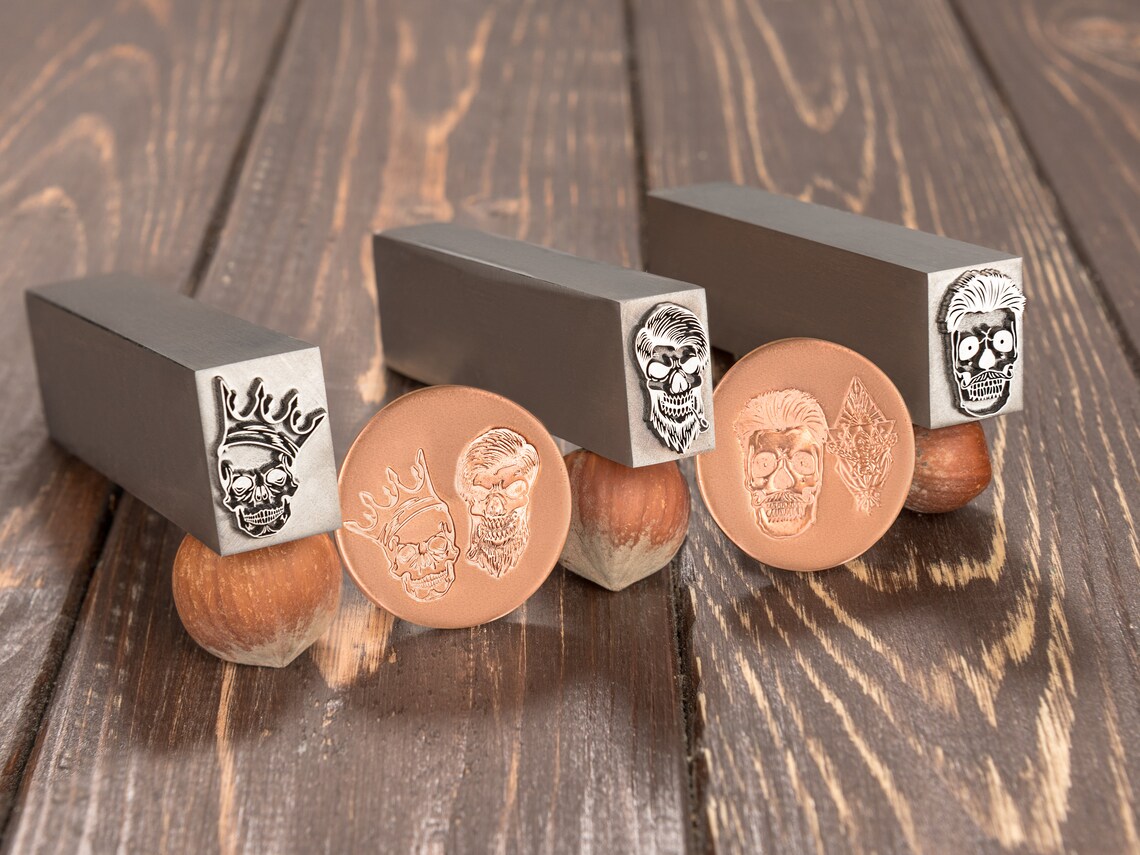 Steel Touchmark Stamps for Blacksmiths Custom Steel Stamps for Knife ...